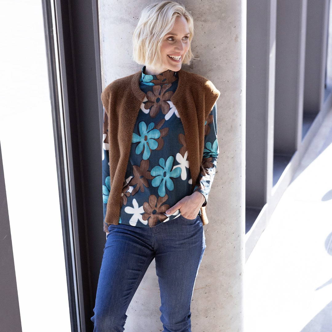 Frank Walder Sweater WX51508412 | Zwart | Ballegooyen Modes